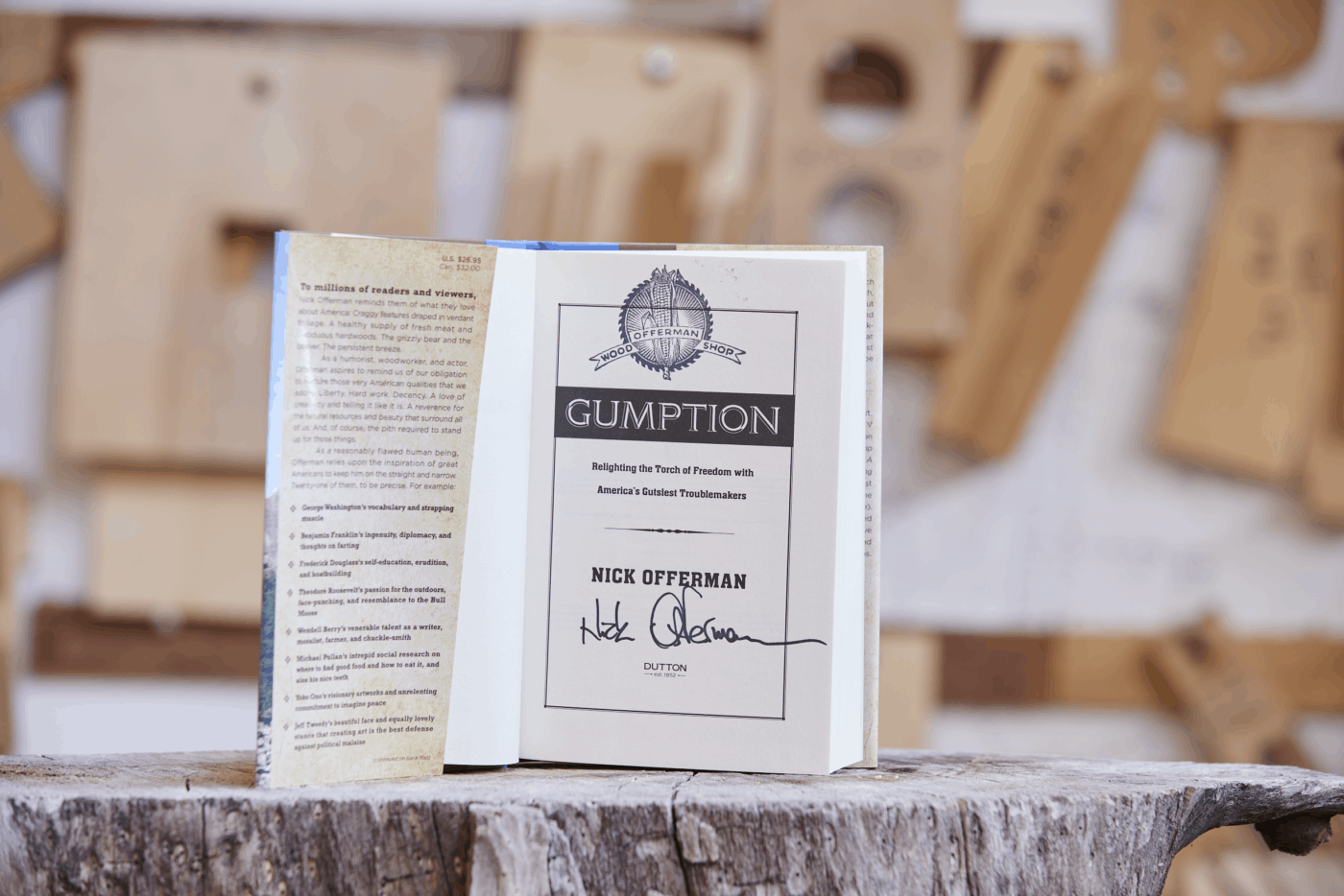Gumption *autographed | Offerman Woodshop