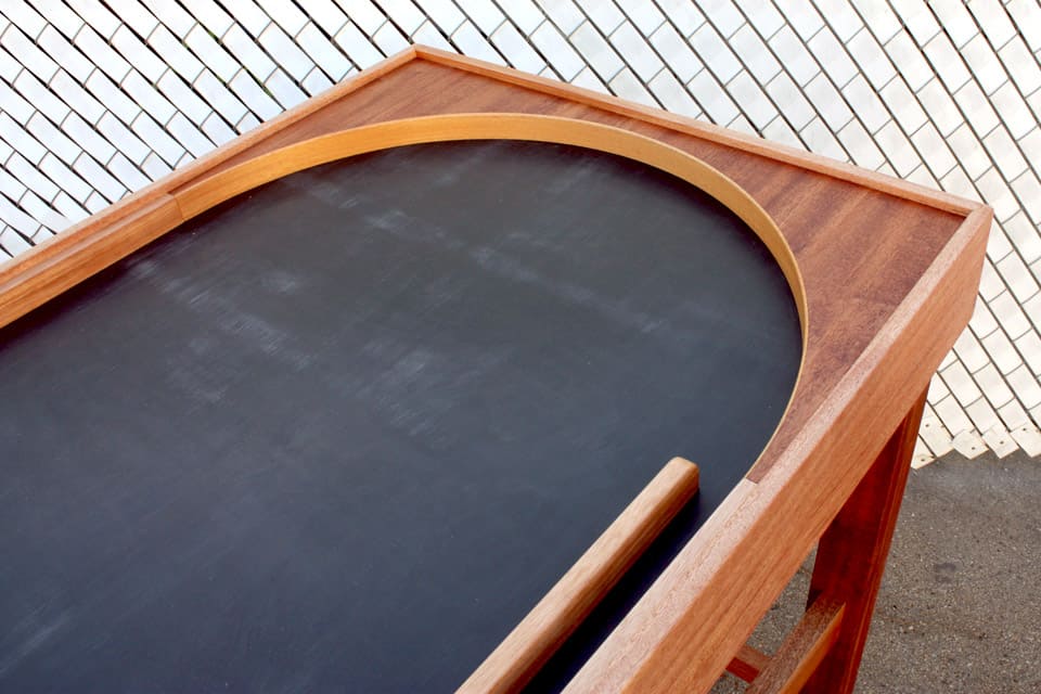 Mahogany Pinball Table | Offerman Woodshop