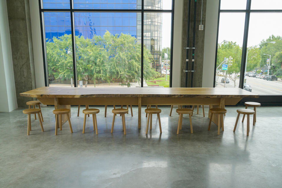 Oregon Oak Conference Table | Offerman Woodshop