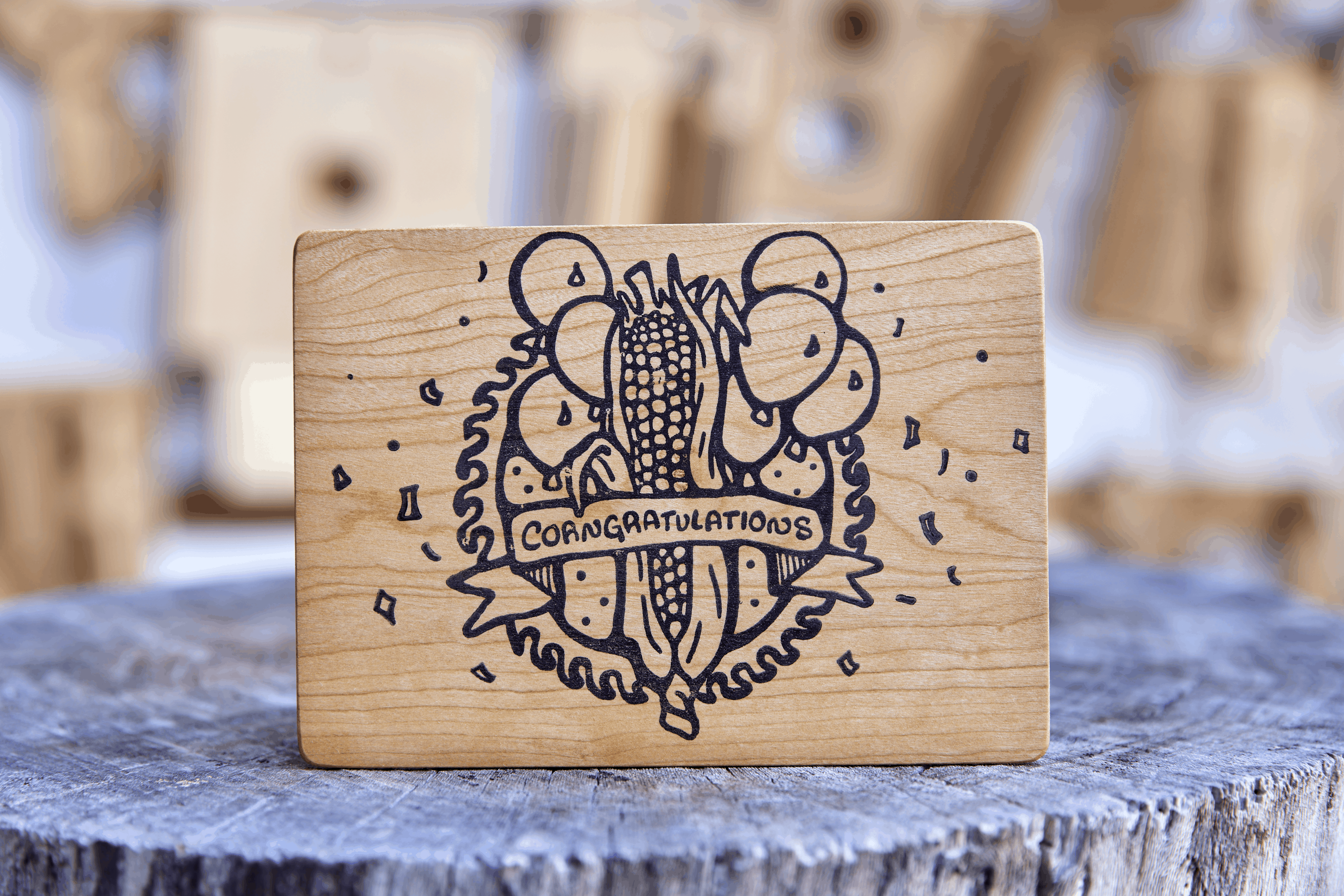 Corngratulations Card | Offerman Woodshop