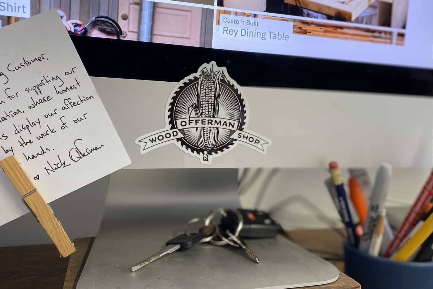 OWS Vinyl Sticker | Offerman Woodshop